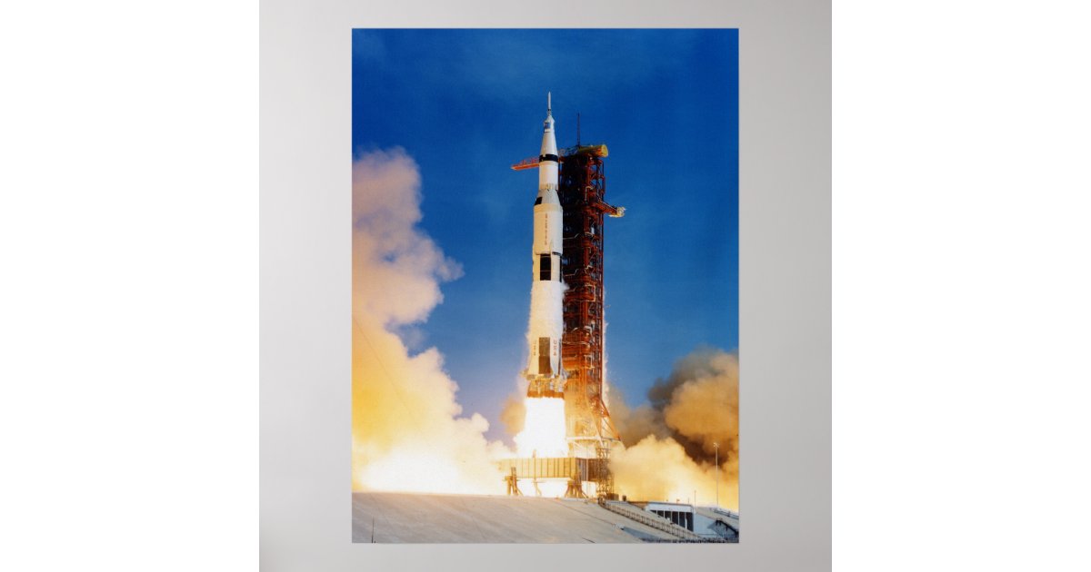 Apollo 11 Launch Poster | Zazzle