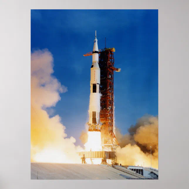 Apollo 11 Launch Poster | Zazzle
