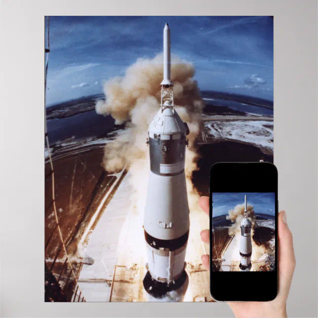 Apollo 11 Launch Poster | Zazzle