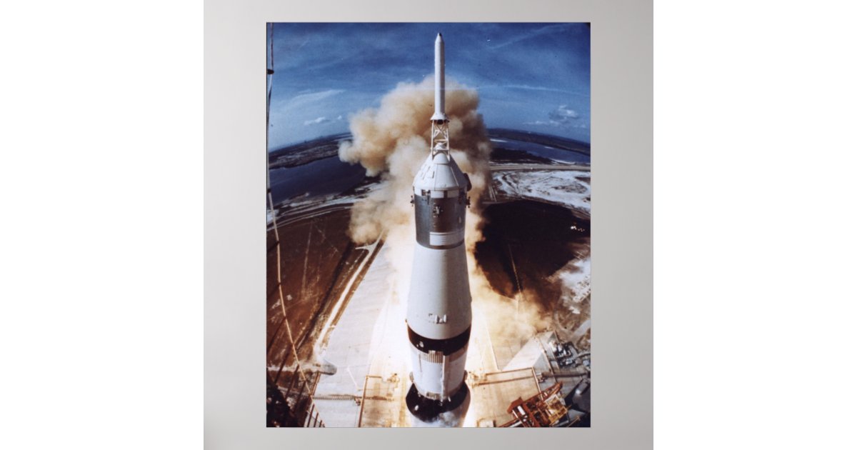 Apollo 11 Launch Poster | Zazzle
