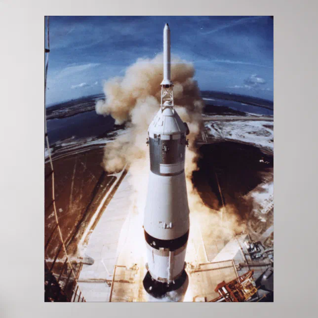 Apollo 11 Launch Poster | Zazzle