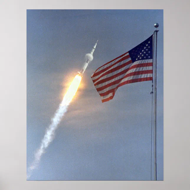 Apollo 11 Launch Poster | Zazzle
