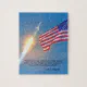 Apollo 11 launch with American Flag Jigsaw Puzzle | Zazzle