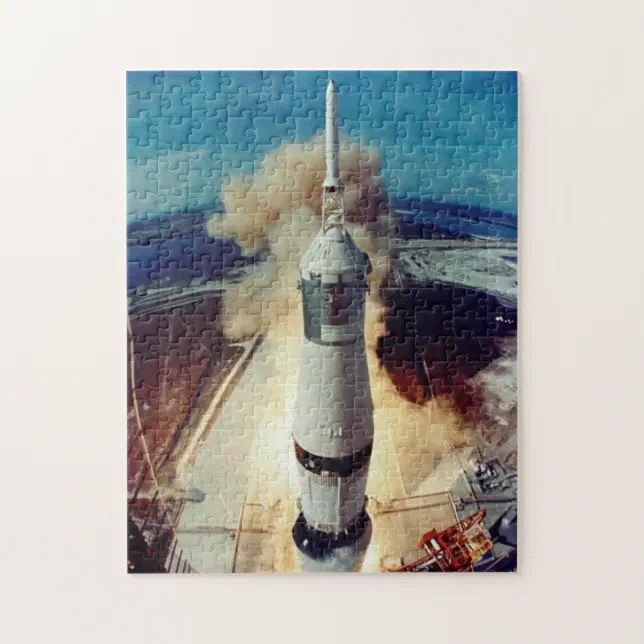 Apollo 11 Lift Off Jigsaw Puzzle | Zazzle