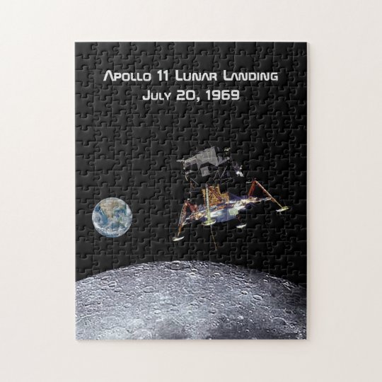 Apollo 11 Lunar Landing Jigsaw Puzzle | Zazzle.com