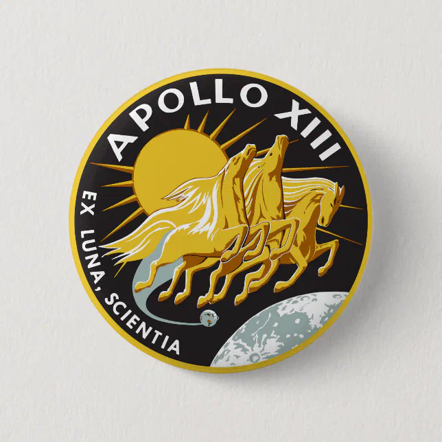 Apollo 13 Button | Zazzle
