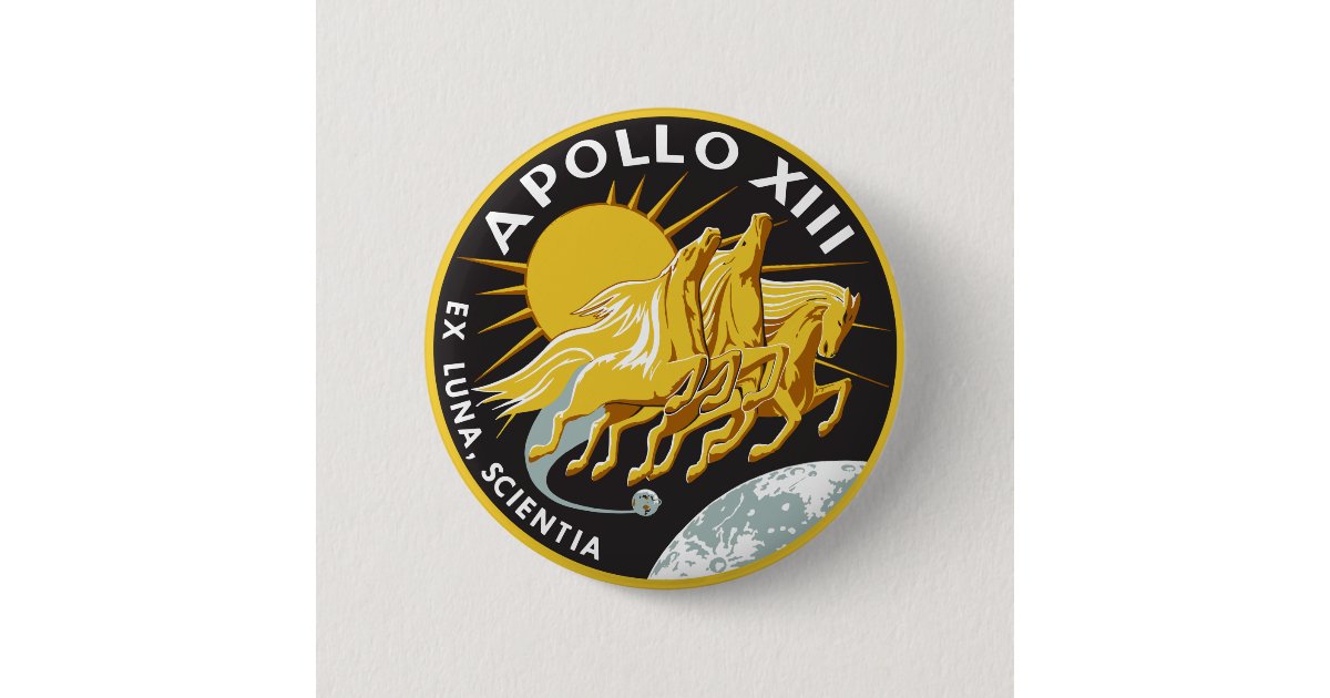 Apollo 13 Button | Zazzle