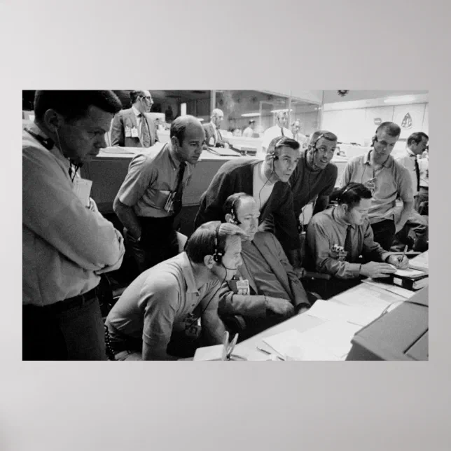 Apollo 13 Mission Operations Control Room Poster | Zazzle