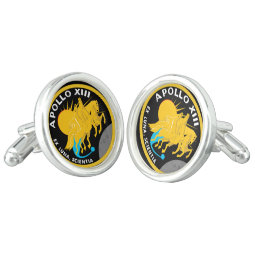 Apollo 13 NASA Mission Patch Logo Cufflinks | Zazzle