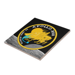 Apollo 13 NASA Mission Patch Logo Tile | Zazzle