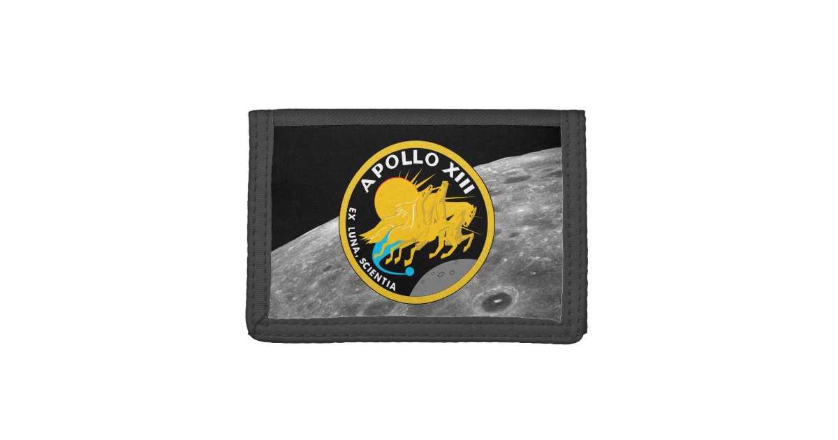 Apollo 13 NASA Mission Patch Logo Tri-fold Wallet | Zazzle