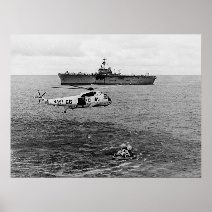 Apollo 13 Splashdown & Recovery Poster | Zazzle.com