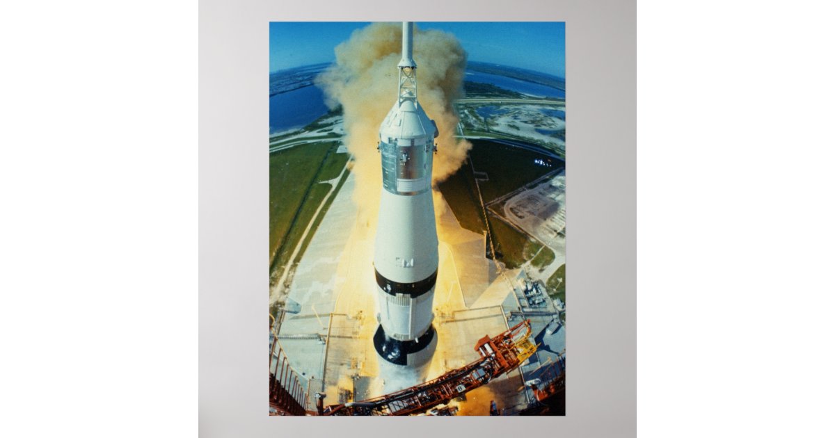 Apollo 15 Launch Poster | Zazzle