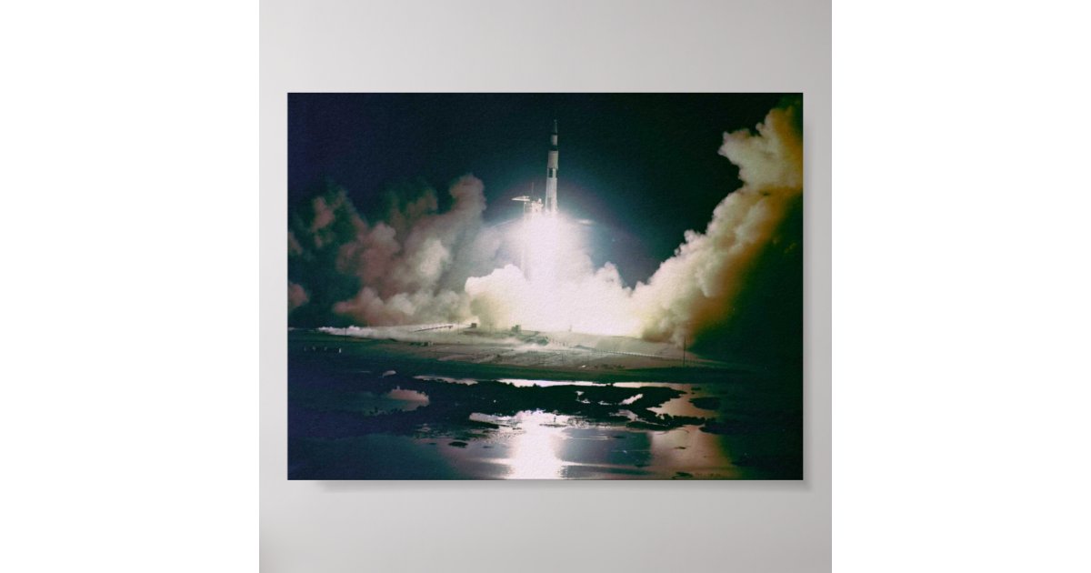 Apollo 17 Lift Off Poster | Zazzle