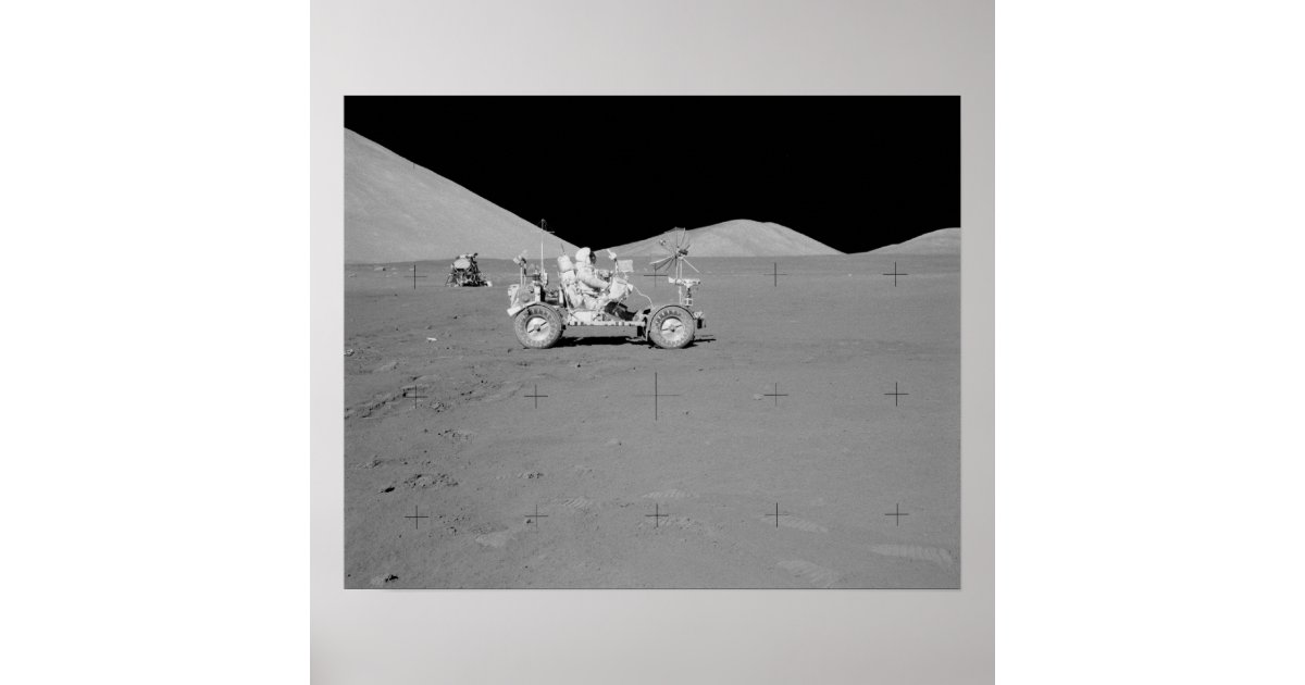 Apollo 17 Lunar Roving Vehicle Poster | Zazzle