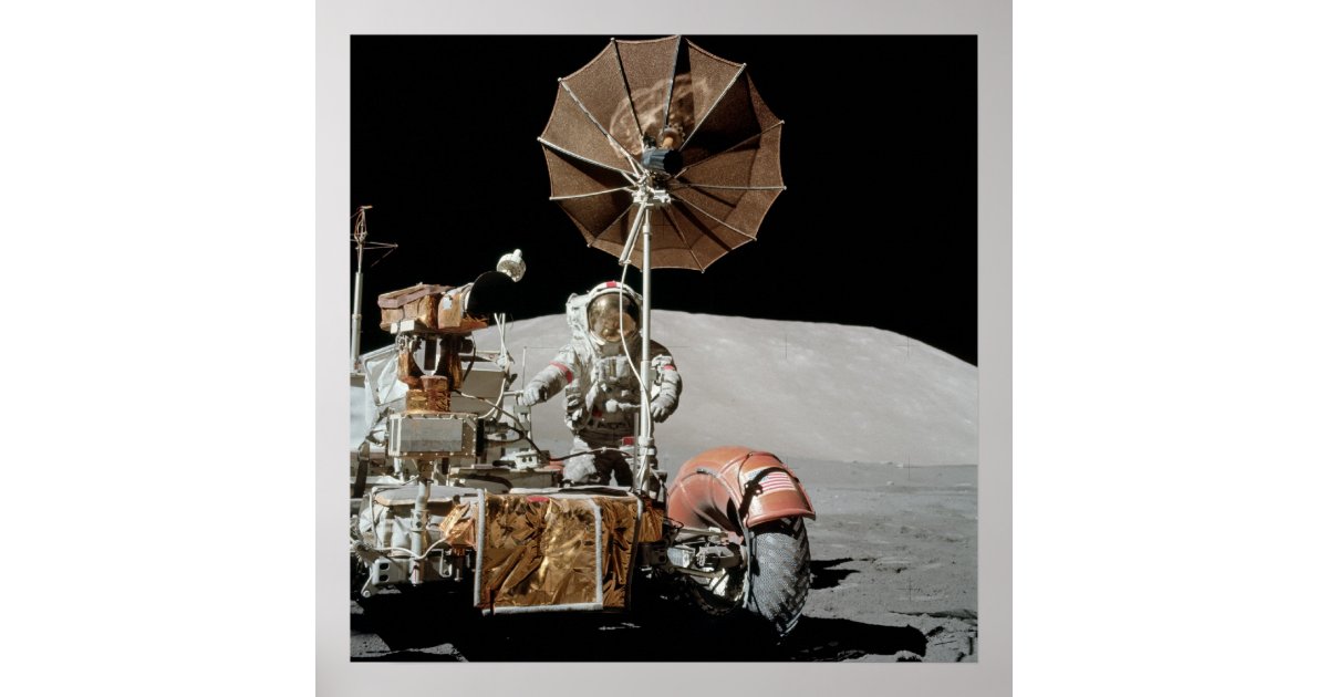 Apollo 17 Lunar Roving Vehicle Poster | Zazzle