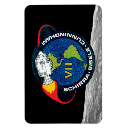 Apollo 7 NASA Mission Patch Logo Magnet | Zazzle