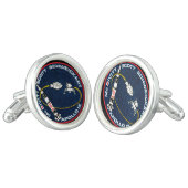 Apollo 9 NASA Mission Patch Logo Cufflinks | Zazzle
