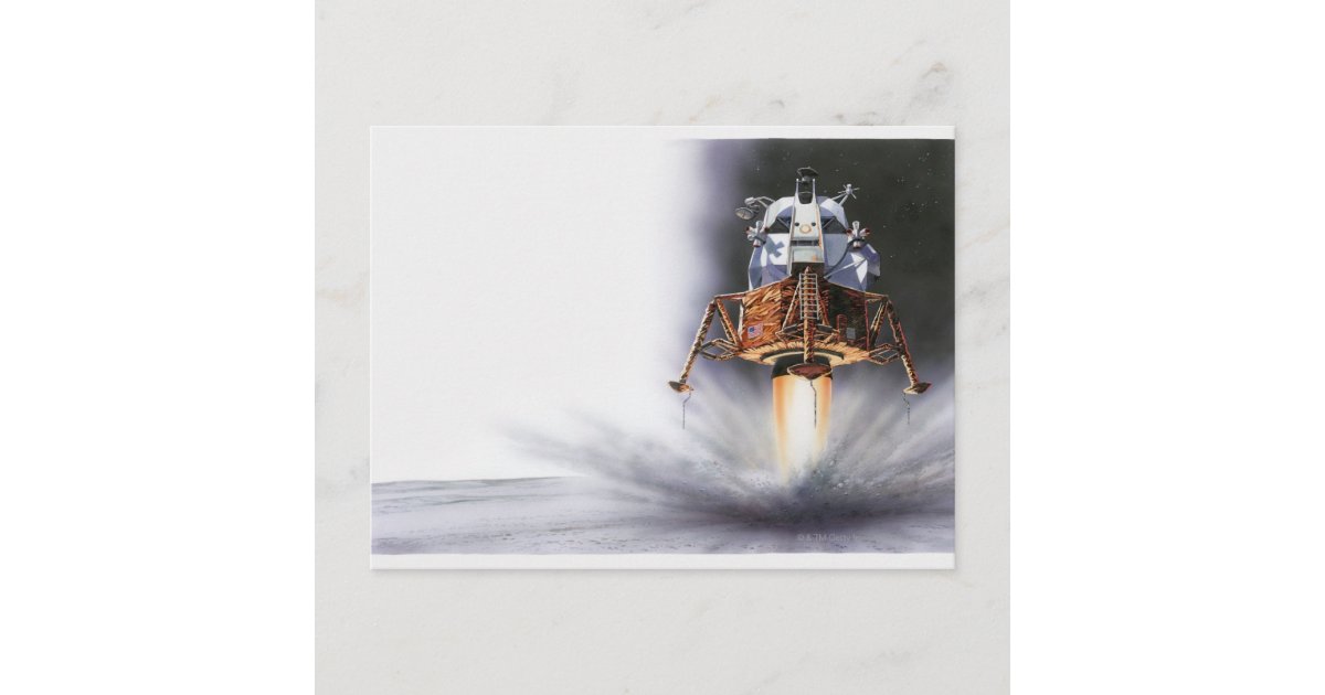 Apollo Eagle Lunar Module Postcard | Zazzle