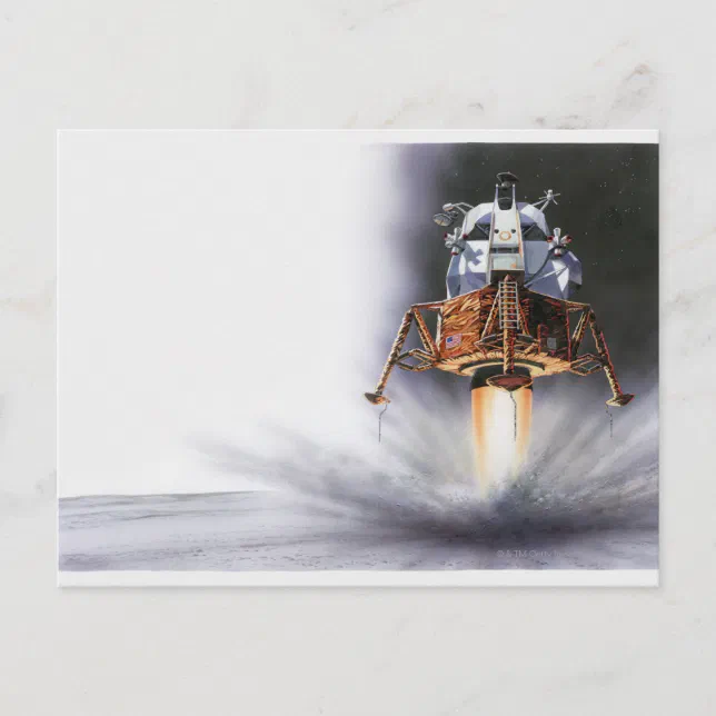 Apollo Eagle Lunar Module Postcard | Zazzle