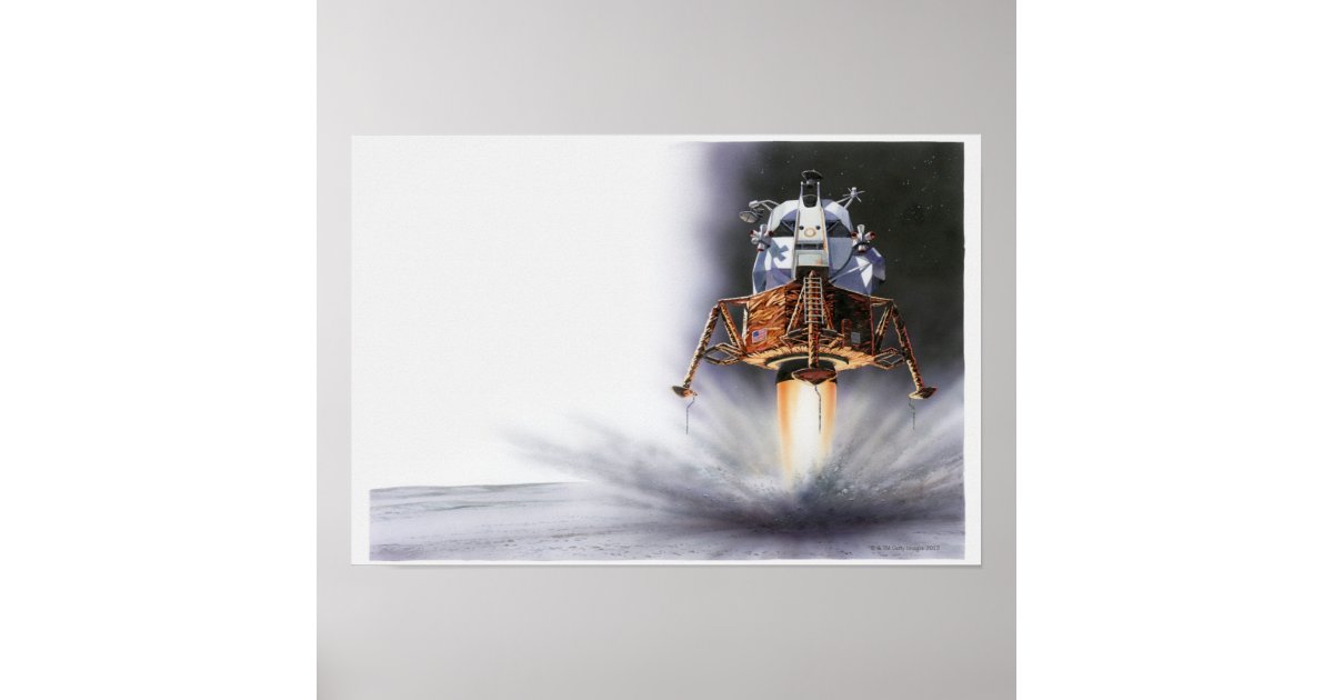 Apollo Eagle Lunar Module Poster | Zazzle