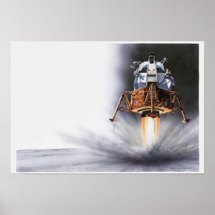 Apollo Eagle Lunar Module Poster | Zazzle.com