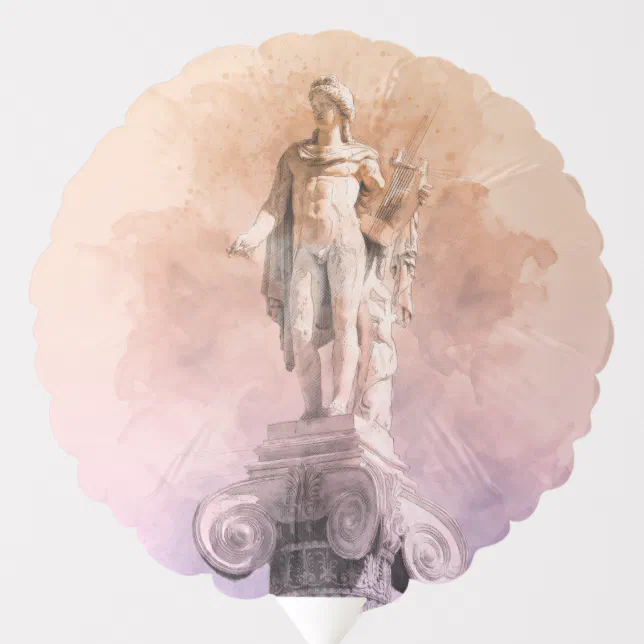 Apollo Greek Statue – Mythology-Themed Helium Balloon | Zazzle