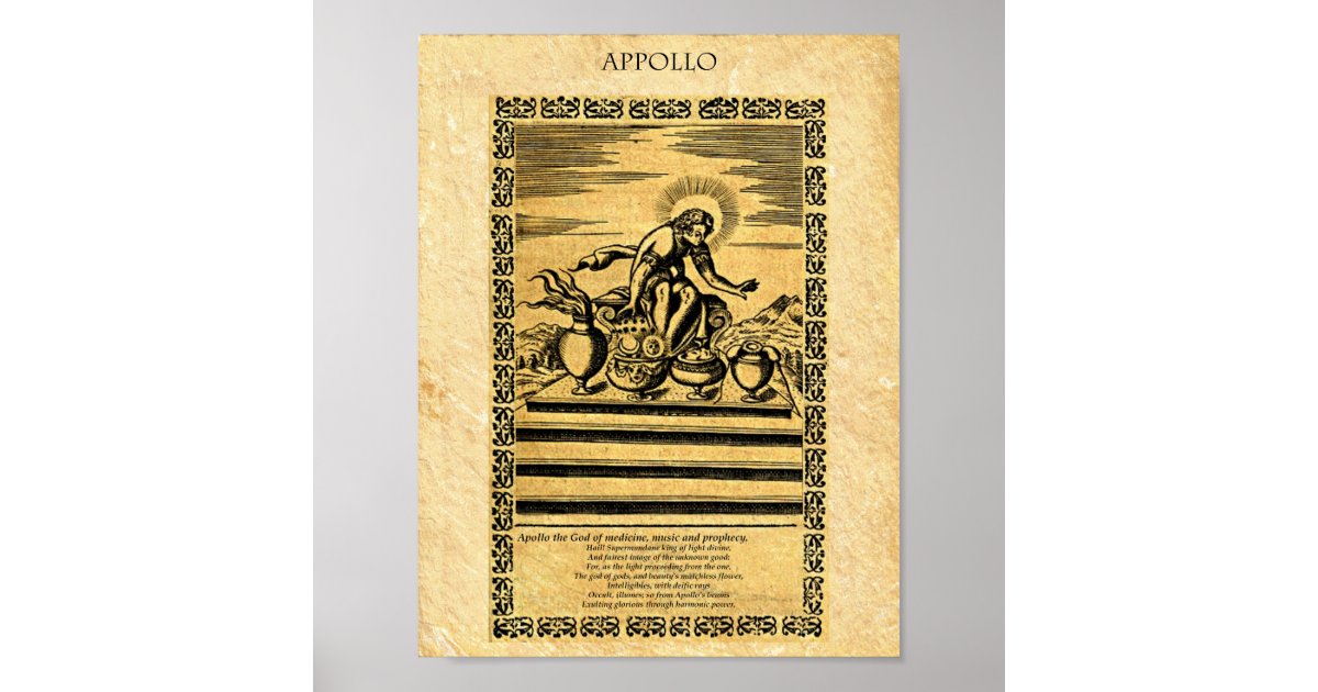 APOLLO POSTER | Zazzle