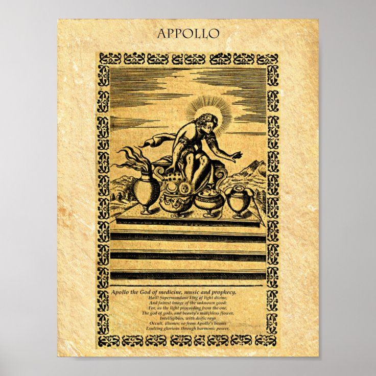 APOLLO POSTER | Zazzle