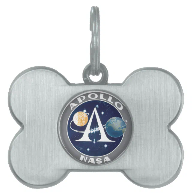 Apollo Program Logo Pet Name Tag | Zazzle