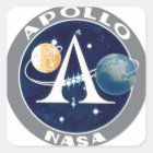 NASA Apollo 11 Logo Classic Round Sticker | Zazzle.com