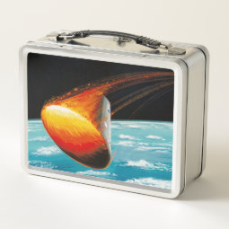 Apollo Program - Moon Mission Artist Concept Metal Lunch Box | Zazzle