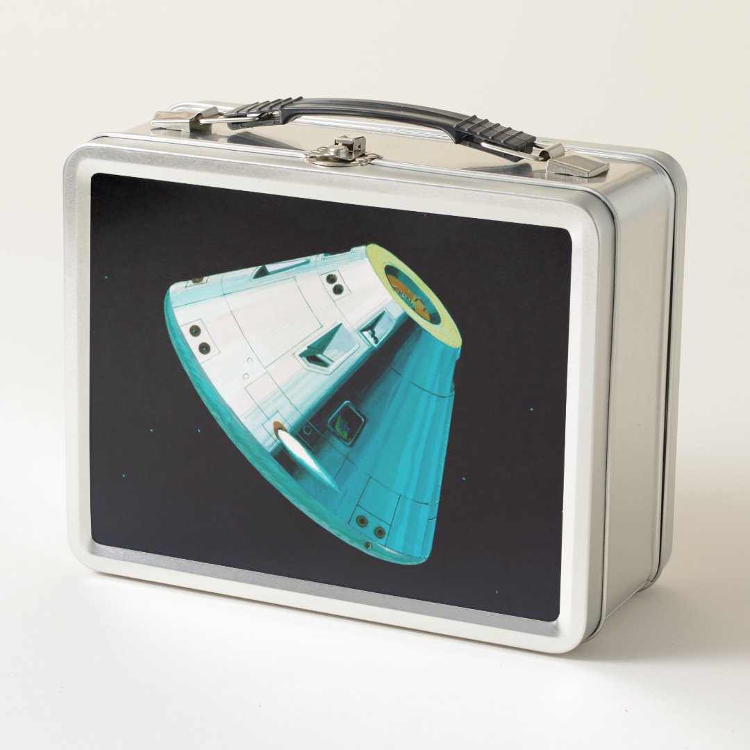 Apollo Program - Moon Mission Artist Concept Metal Lunch Box | Zazzle