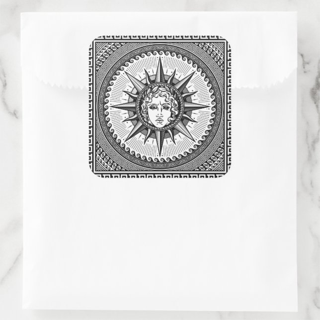 apollo sun drawing