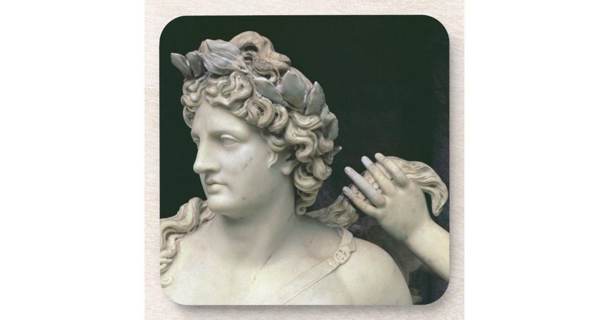 Apollo Tended by the Nymphs, detail showing the he Coaster | Zazzle