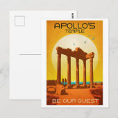 Apollo's Temple, Turkey, Mediterranean sea,vintage Postcard | Zazzle