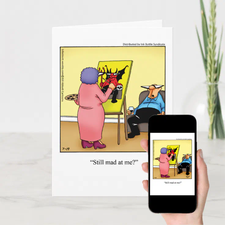 Apology Humor Greeting Card From Him | Zazzle