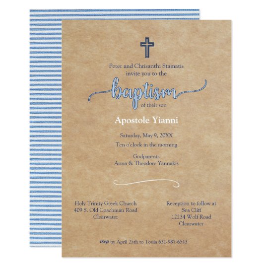 Apostle Invitation | Zazzle.com