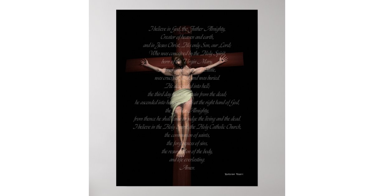 APOSTLES CREED POSTER | Zazzle
