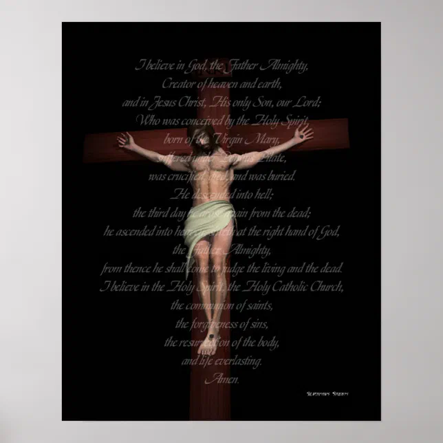 APOSTLES CREED POSTER | Zazzle