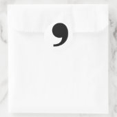Apostrophe/Comma Sticker | Zazzle