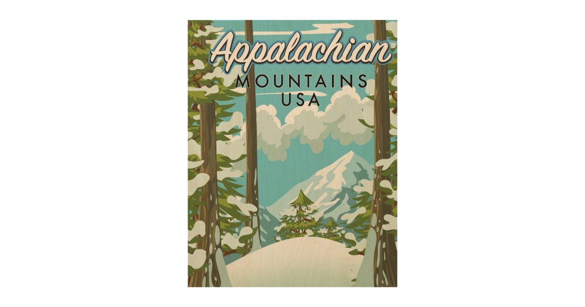 Appalachian Mountains Travel poster | Zazzle