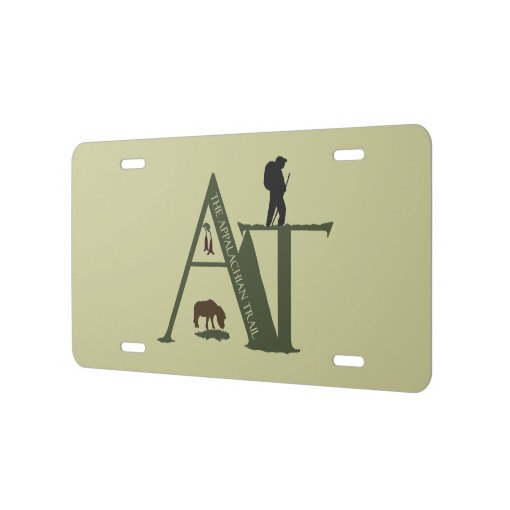 Appalachian Trail AT Hiker License Plate | Zazzle