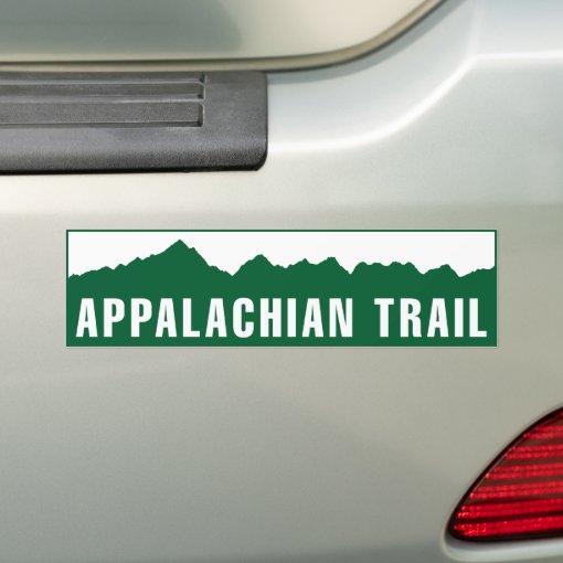 Appalachian Trail (Elevation) Bumper Sticker | Zazzle