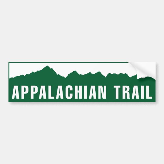 Appalachian Trail (Elevation) Bumper Sticker | Zazzle.com