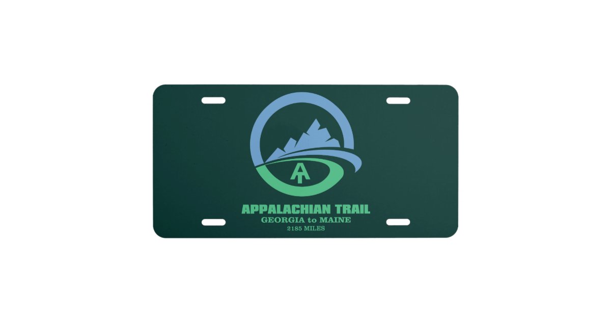Appalachian Trail (L1) License Plate | Zazzle
