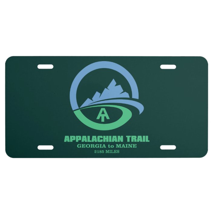 Appalachian Trail (L1) License Plate | Zazzle.com