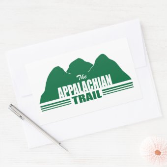 Appalachian Trail Mountain Sticker | Zazzle