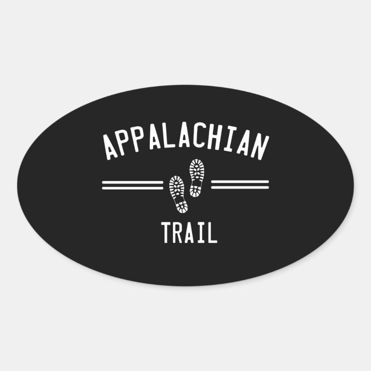 Appalachian Trail Oval Sticker | Zazzle