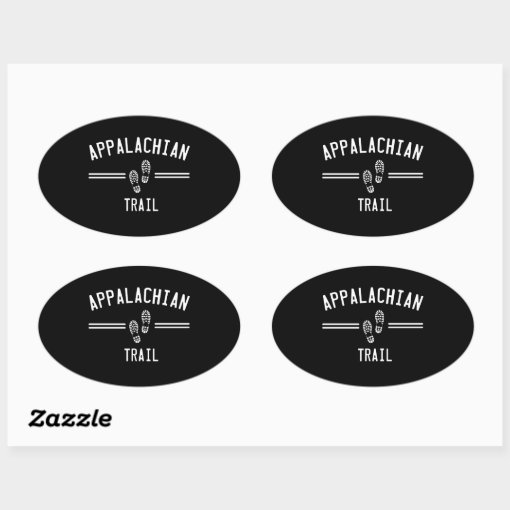 Appalachian Trail Oval Sticker | Zazzle